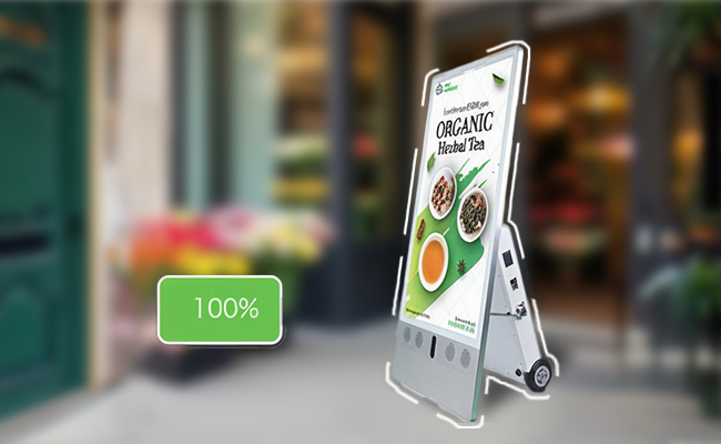 OUTDOOR BATTERY DIGITAL POSTER - veto