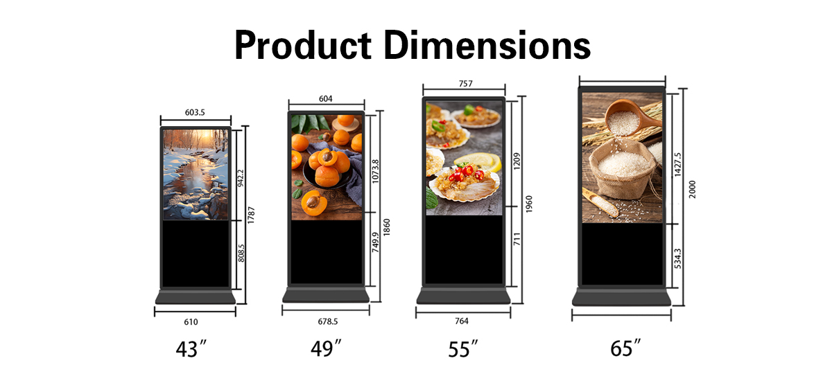 VETO Floor Standing Digital Signage - veto